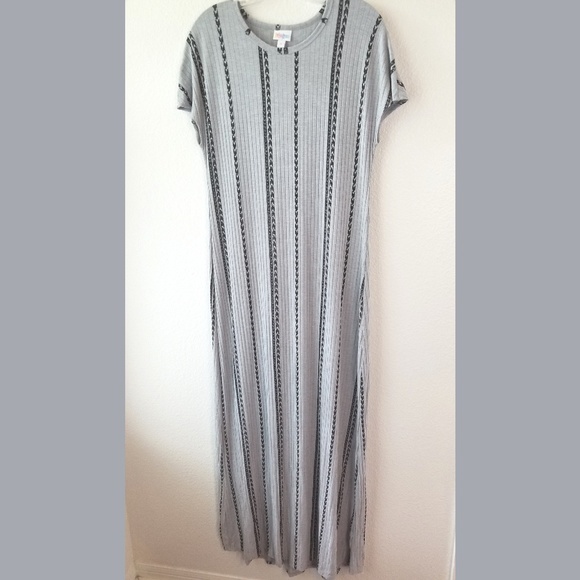 LuLaRoe | Dresses | Lularoe Maria Ribbed Knit Maxi Dress Sz Small ...
